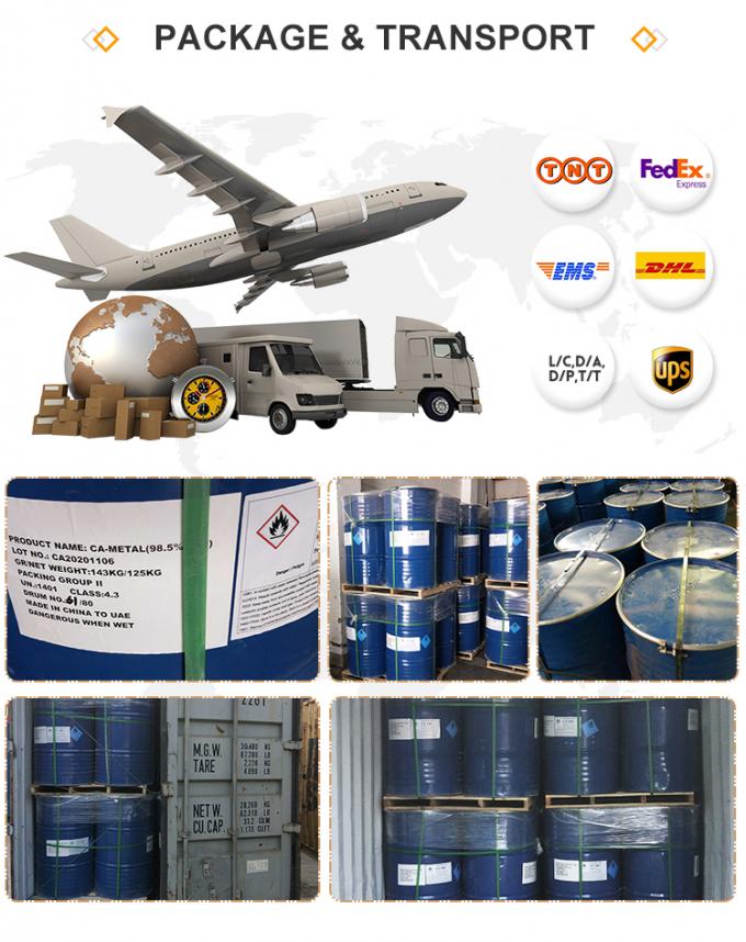 98.5 Calcium Metal Refractory Used As Alloying Agent ISO9001