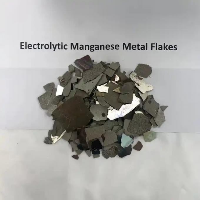 Electrolytic Manganese Metal Flakes Mn Flake 99.7% For Steelmaking And ...